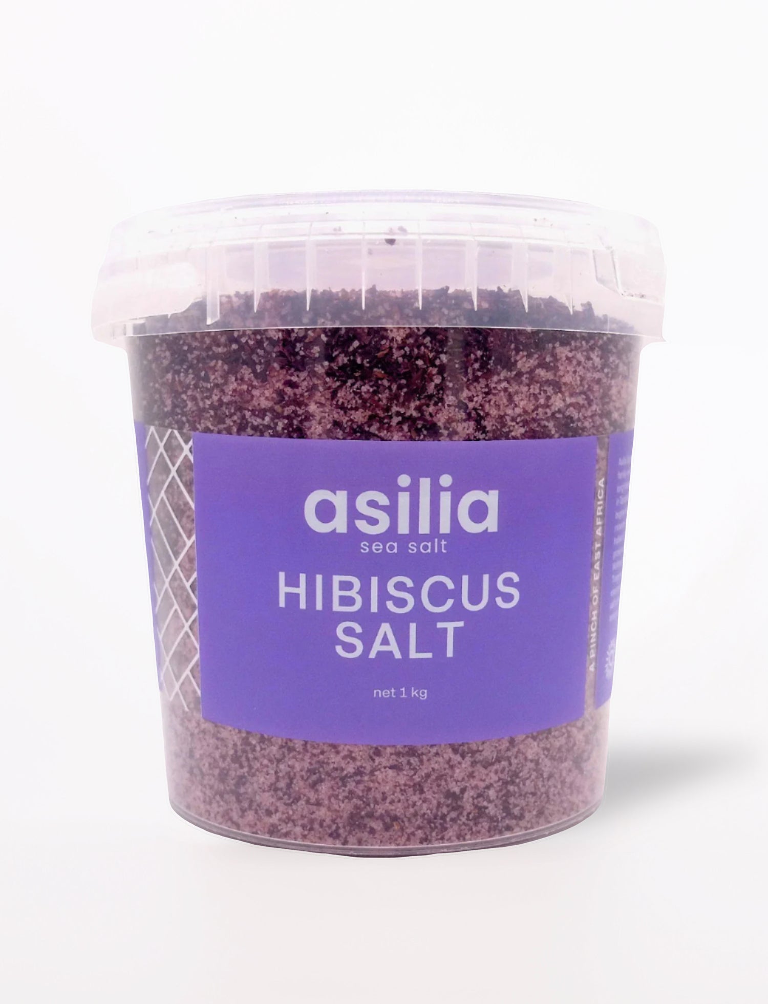 Hibiscus Sea Salt Tub – 1 kg – Asilia Salt