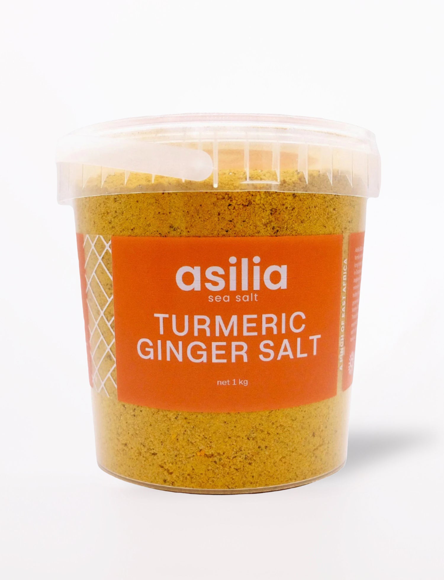 Turmeric Ginger Sea Salt Tub – 1 kg – Asilia Salt